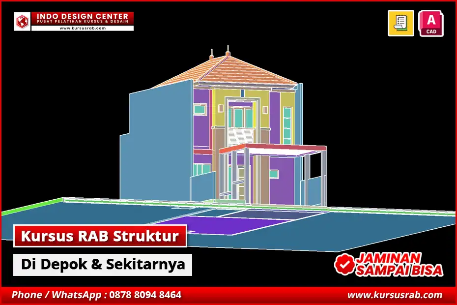 Kursus RAB Struktur di Depok - Kursus RAB Bangunan | Indo Design Center